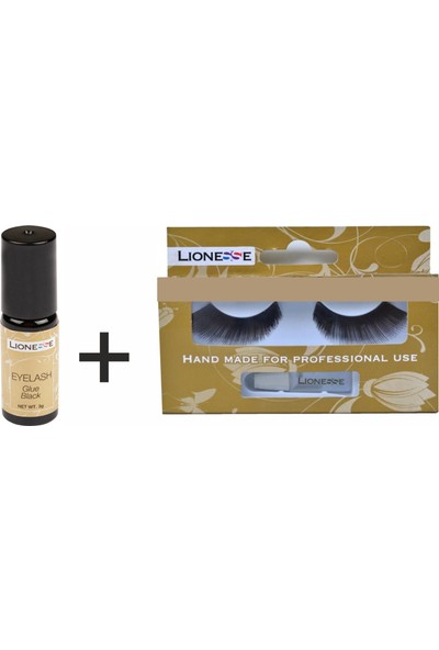 Lionesse Takma Kirpik Ne 712 +3 gr Kirpik Yapıştırıcısı