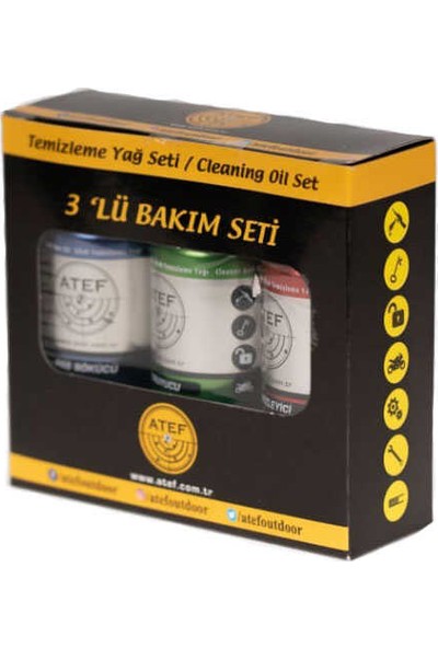 Atef 3 Lü Bakım Spreyi