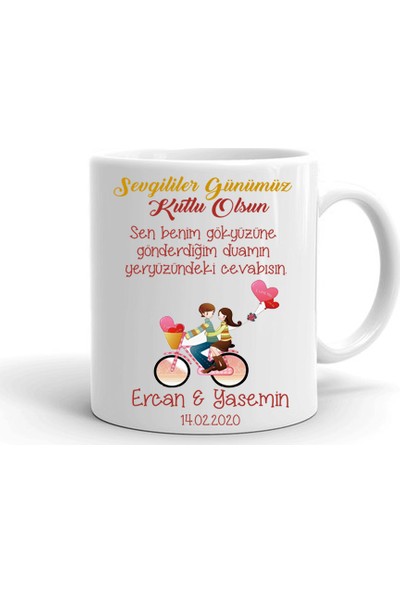 Hediye Bardaklar Sevgililer Günü Kupa Bardak