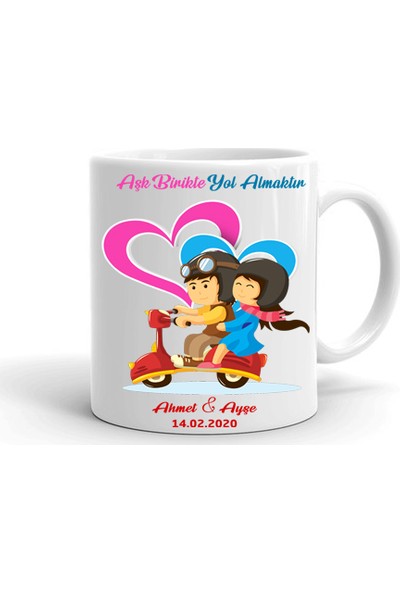 Hediye Bardaklar Sevgililer Günü Kupa Bardak