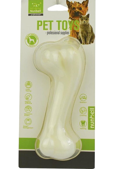 Maxisol Nunbell Kauçuk Kemik Köpek Diş Kaşıma Oyuncağı 16 cm Maxisol Nunbell Kauçuk Kemik Köpek Diş Kaşıma Oyuncağı 16 cm