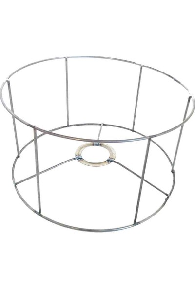 Angel Çanta Akssesuar 23X12 cm Silindir Makrome Abajur, Avize Teli