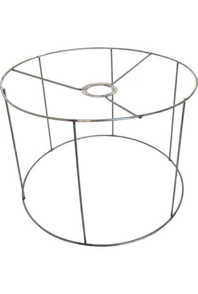 Angel Çanta Akssesuar 30X21 cm Silindir Makrome Abajur, Avize Teli