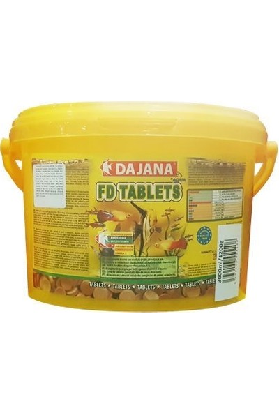 Dajana Fd Tropical Tablets 3000ML 1200 gr Dajana Fd Tropical Tablets 3000ML 1200 gr