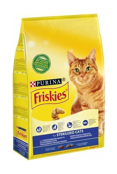 Friskies Sterılısed Somonlu Kısırlaştırılmış Kedi Maması 10 kg Friskies Sterılısed Somonlu Kısırlaştırılmış Kedi Maması 10 kg