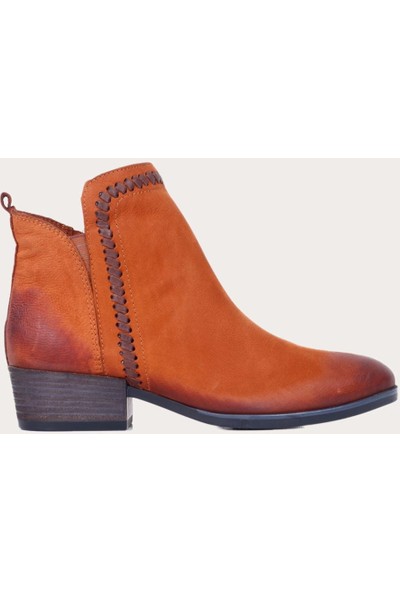 Bueno Shoes Nubuk Taba Kadın Topuklu Bot Bueno Shoes Nubuk Taba Kadın Topuklu Bot