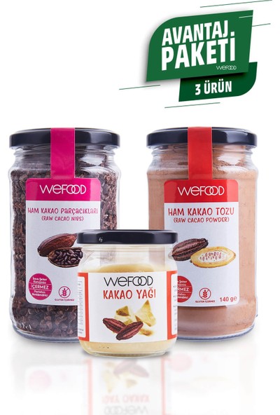 Wefood Kakao Şöleni 3'lü Wefood Kakao Şöleni 3'lü