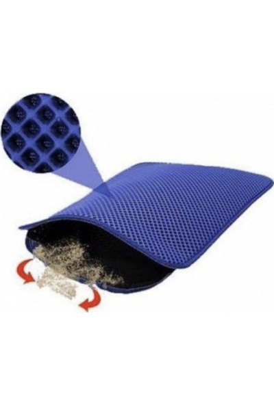 Tineke Elekli Kedi Tuvalet Önü Paspası 60X42 CM Kedi Paspası Lacivert Tineke Elekli Kedi Tuvalet Önü Paspası 60X42 CM Kedi Paspası Lacivert