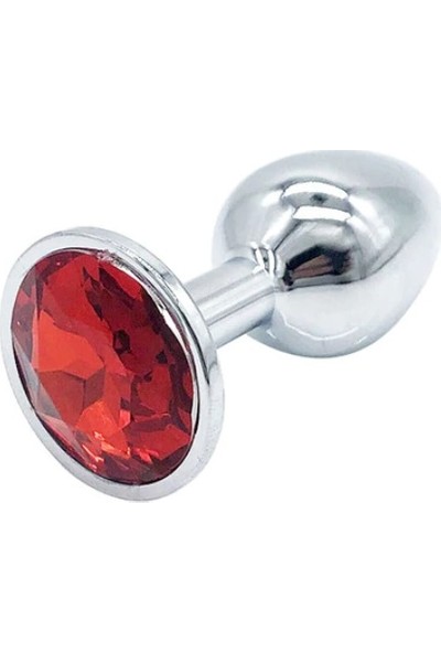 Sağlık Store Anal Plug Gümüş Metal Tıkaç Anal Alıştırıcı ve Açıcı Tıpa 7 cm Kırmızı Parlak Kristal Mücevher Taşlı Sağlık Store Anal Plug Gümüş Metal Tıkaç Anal Alıştırıcı ve Açıcı Tıpa 7 cm Kırmızı Parlak Kristal Mücevher Taşlı