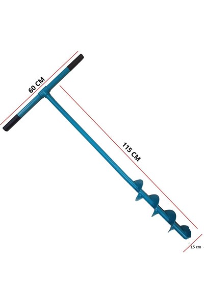 Pars Endüstri Manuel El Tipi Toprak Burgu Aleti Çap 15 cm