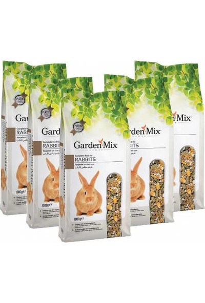 Garden Mix Gardenmix Tavşan Yemi 1 kg 5 Adet