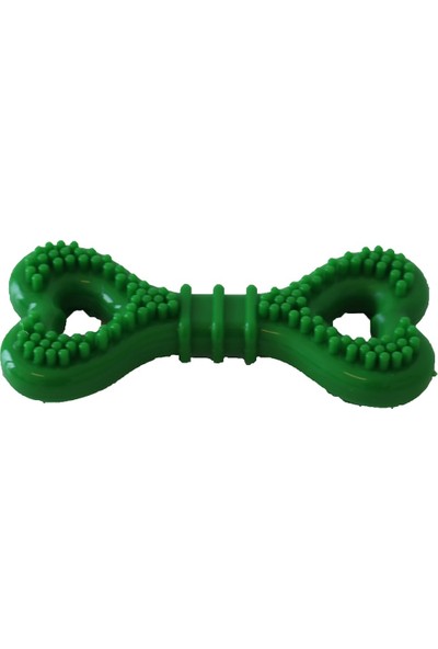 Mina Pet Shop Yeşil Kalpli Dikenli Diş Kaşıma