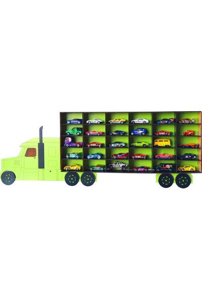 Woodylife Erkek Çocuk Oyuncak Araba Rafı - Hot Wheels Arabalara Uyumlu Woodylife Erkek Çocuk Oyuncak Araba Rafı - Hot Wheels Arabalara Uyumlu