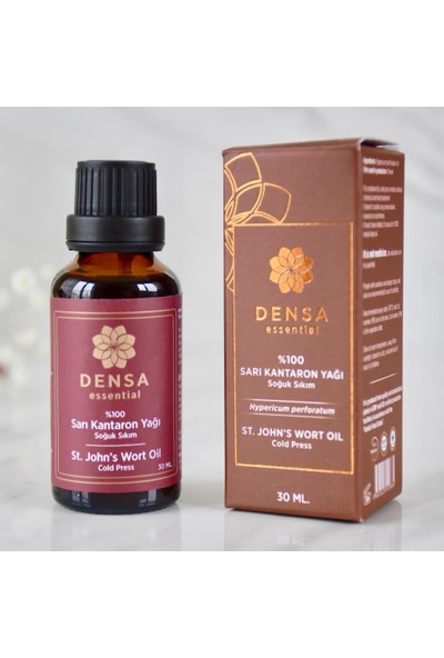 Densa Essential Sarı Kantaron Yağı Soğuk Sıkım 30 ml Densa Essential Sarı Kantaron Yağı Soğuk Sıkım 30 ml