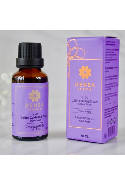 Densa Essential Üzüm Çekirdeği Yağı Soğuk Sıkım 30 ml