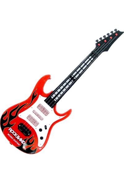 Can-Em Oyuncak Rockband Kartela Pilli Gitar