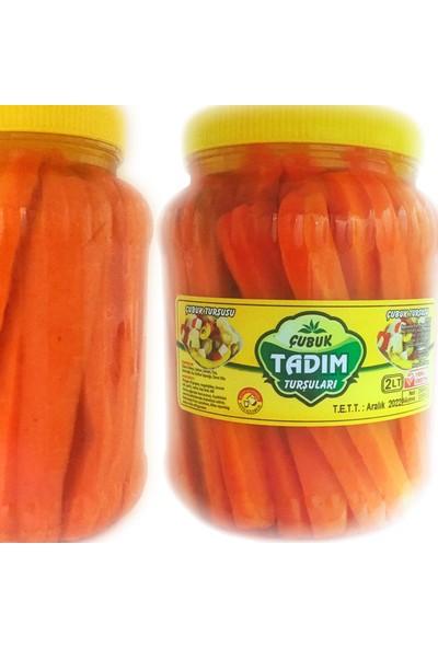 Çubuk Tadım Turşuları Çubuk Havuç Turşusu 2 kg Çubuk Tadım Turşuları Çubuk Havuç Turşusu 2 kg