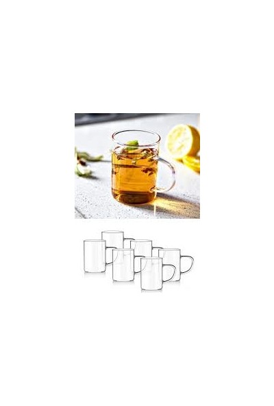 Perotti 6'lı Isıya Dayanıklı Cam Bardak Termisil Kupa Perotti 6'lı Isıya Dayanıklı Cam Bardak Termisil Kupa