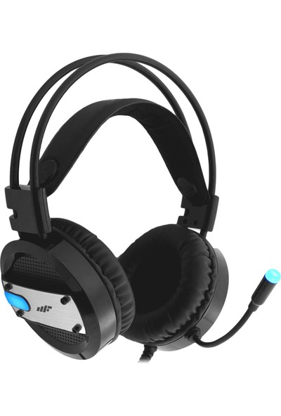 MF Product Strike 0607 RGB Kablolu Kulak Üstü Oyuncu Kulaklığı 7.1 USB Siyah