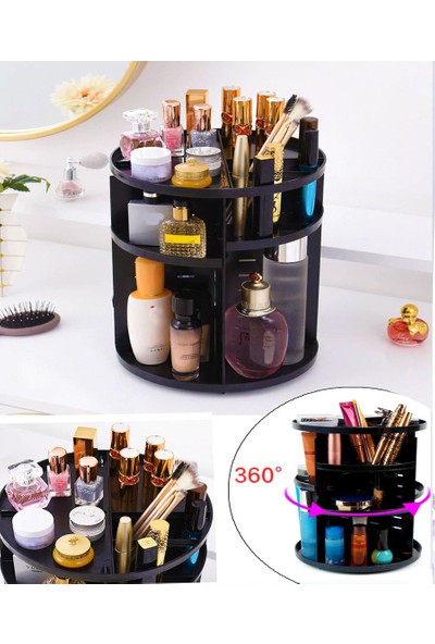 Bekar Evim 360 Derece Dönebilen Makyaj Organizeri Bekar Evim 360 Derece Dönebilen Makyaj Organizeri