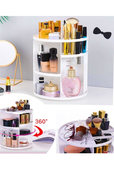 Bekar Evim 360 Derece Dönebilen Makyaj Organizeri Bekar Evim 360 Derece Dönebilen Makyaj Organizeri