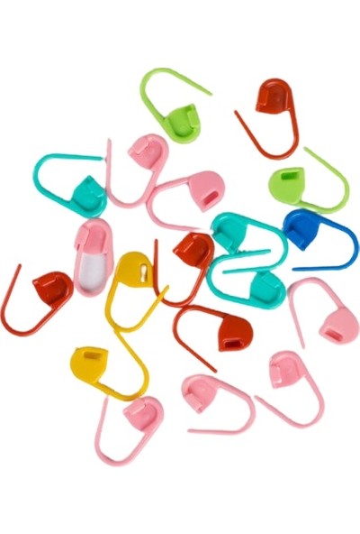 Galeri Gülistan İlmek Sabitleyici İp Tutucu Plastik Çengelli İğne 50'li Galeri Gülistan İlmek Sabitleyici İp Tutucu Plastik Çengelli İğne 50'li