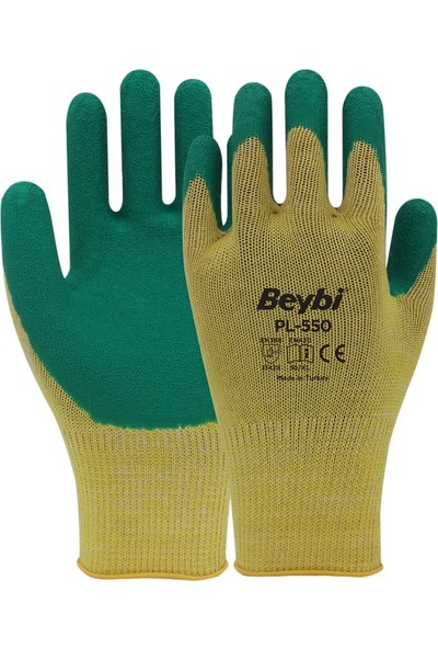Beybi Polyester Örme Lateks Eldiven No 9 Beybi Polyester Örme Lateks Eldiven No 9