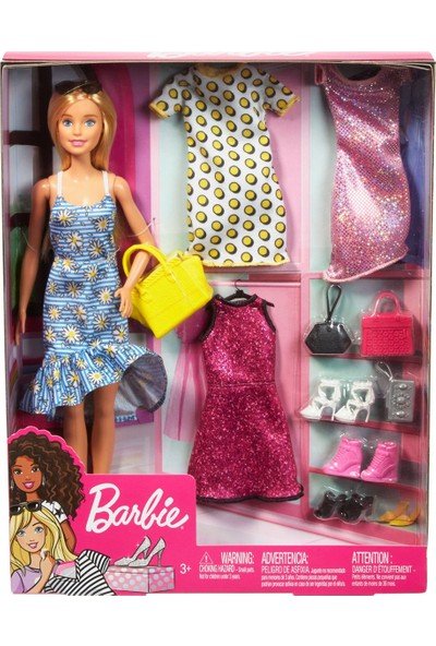 Barbie Barbienin Kıyafet Kombinleri Oyun Seti