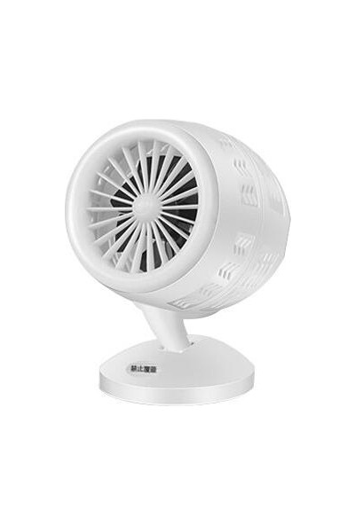 Yukka Beyaz Mini Elektrikli Hava Isıtıcı Masaüstü Fan (Yurt Dışından)