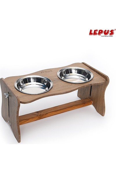 Lepus Retro Ayarlı Mama ve Su Kabı Lepus Retro Ayarlı Mama ve Su Kabı