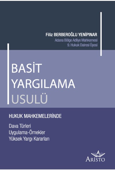Basit Yargılama Usulü - Filiz Berberoğlu Yenipınar