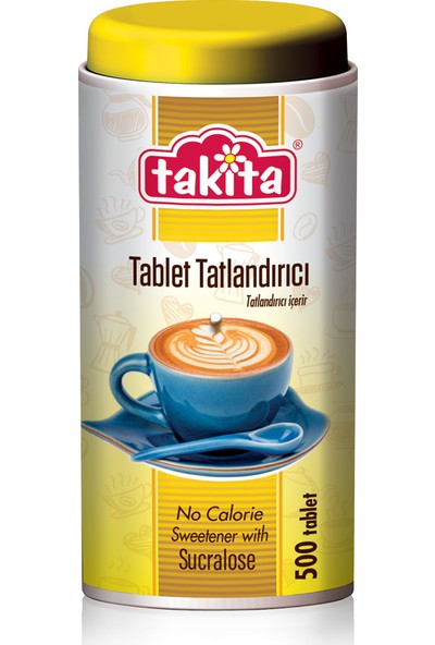 Takita Sukralozlu Tablet Tatlandırıcı 500 Tablet Takita Sukralozlu Tablet Tatlandırıcı 500 Tablet
