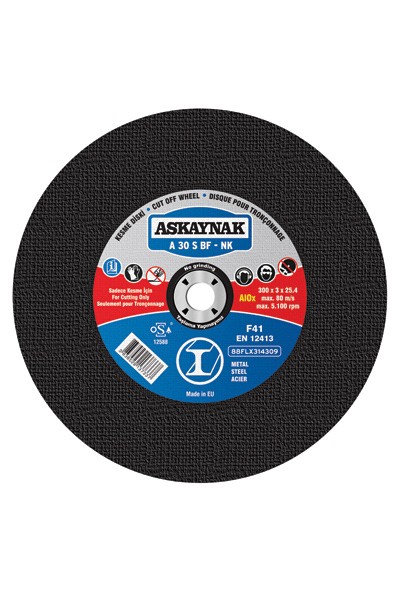 Askaynak Sabit Kesme Tezgahı Taşı 400 x 4 Askaynak