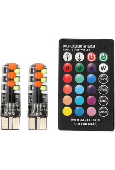 Sisa T10 LED 18LED Çakar Modlu Kumandalı Rgb Yeni Nesil Sisa T10 LED 18LED Çakar Modlu Kumandalı Rgb Yeni Nesil