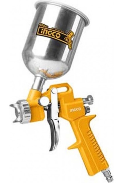 Ingco ASG4041 Havalı Boya Sprey Tabancası Üstten Depolu 400CC