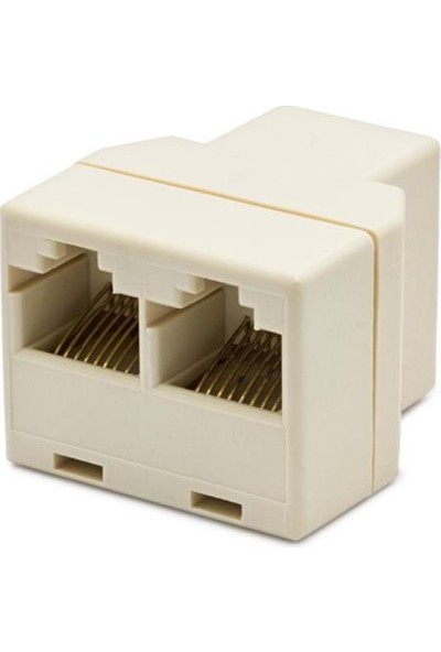 Hadron HN4558 F RJ45 To F 2RJ45 Adaptör