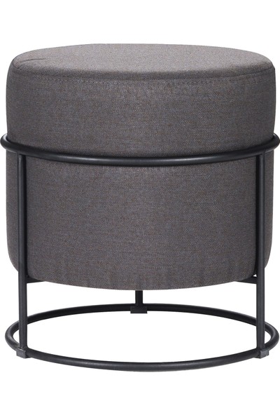 Luvino Pier Metal Ayaklı Yuvarlak Puf Luvino Pier Metal Ayaklı Yuvarlak Puf