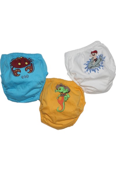 Story Baby Sevimli Deniz Sakinleri Temalı 3'lü Alıştırma Külodu