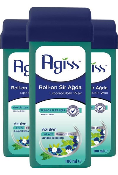 Agiss Roll-On Sir Ağda 100 ml Azulen x 3 Agiss Roll-On Sir Ağda 100 ml Azulen x 3