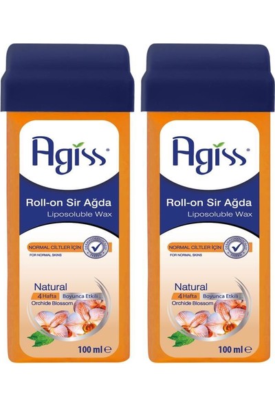 Agiss Roll-On Sir Ağda 100 ml Naturel x 2 Agiss Roll-On Sir Ağda 100 ml Naturel x 2