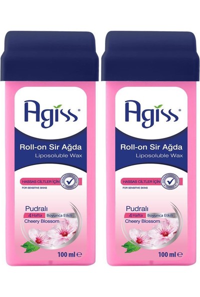 Agiss Roll-On Sir Ağda 100 ml Pudra x 2 Agiss Roll-On Sir Ağda 100 ml Pudra x 2