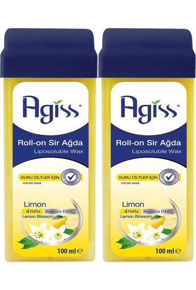 Agiss Roll-On Sir Ağda 100 ml Limon x 2 Agiss Roll-On Sir Ağda 100 ml Limon x 2