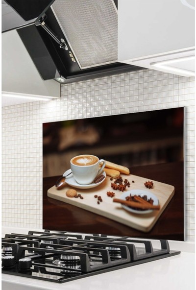 Mutfak Ocak Arkası Koruyucu Kendinden Yapışkanlı Folyo Ocak Arkası Folyo