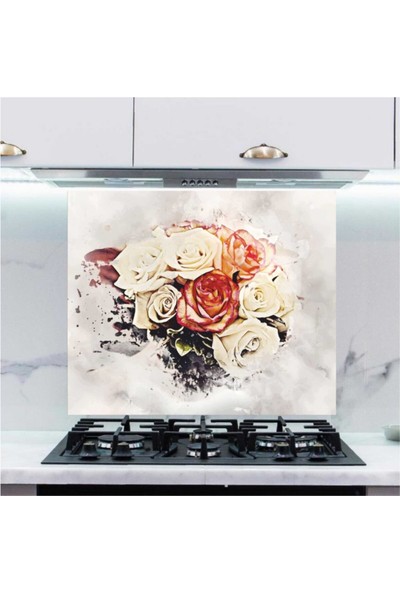 Mutfak Ocak Arkası Koruyucu Kendinden Yapışkanlı Folyo Ocak Arkası