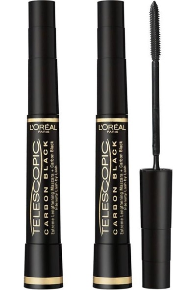 Loreal Telescopic Maskara Carbon Black x 2 Loreal Telescopic Maskara Carbon Black x 2
