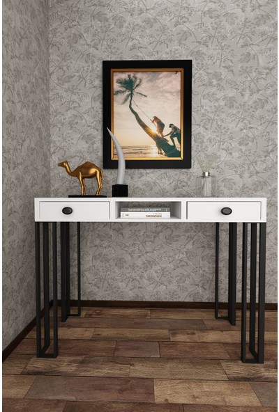 Wood House Gardenya Dresuar- Beyaz Wood House Gardenya Dresuar- Beyaz