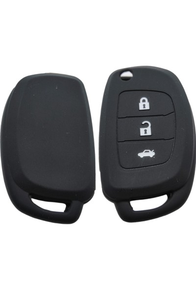 Kuzey Grup Hyundai I10 Elantra Accent Silikon Anahtar Kılıfı 3003-01 Hyundai