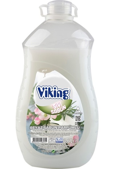 Viking Sıvı Sabun 3,6 lt Beyaz Sabun Kokulu
