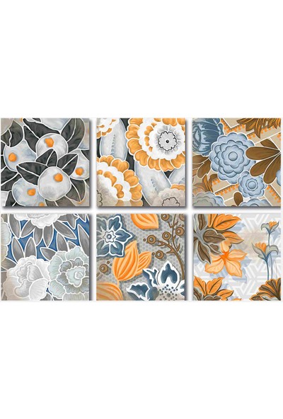 Tink Fas5 Desenli Pvc Karo 20X20 cm 6'lı Paket Tink Fas5 Desenli Pvc Karo 20X20 cm 6'lı Paket