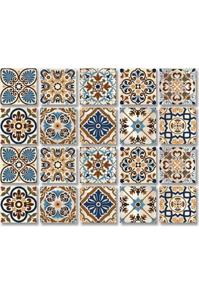 Tink Karma Fas Desenli Pvc Karo 10X10 cm 20'li Paket Tink Karma Fas Desenli Pvc Karo 10X10 cm 20'li Paket
